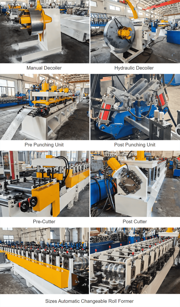 c z purlin roll forming machine - SUNWAY