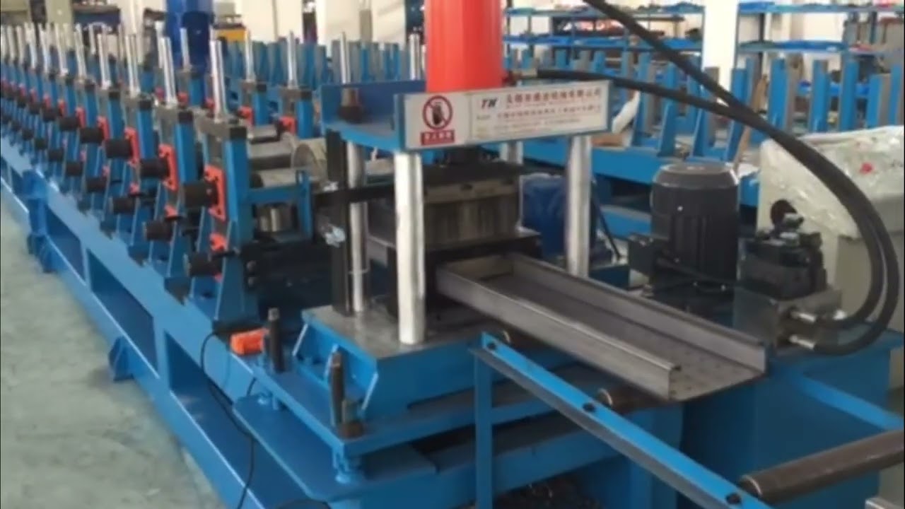 C Section C Frame Roll Forming Machine - SUNWAY Machine