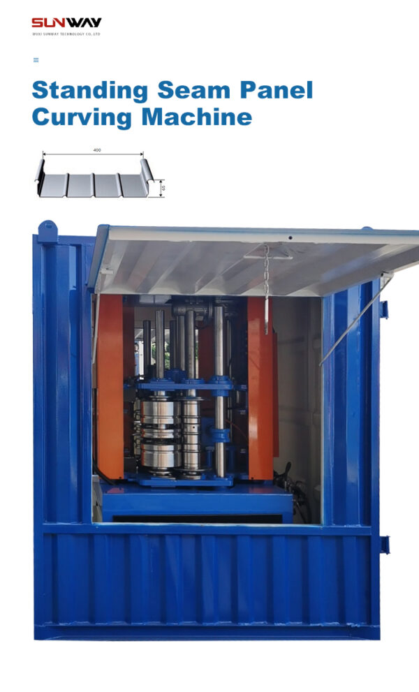 Standing Seam Roof Panel Curving Machine - SUNWAY Machine